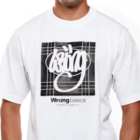 Wrung - Tee Shirt Wrung Original Square Blanc - Ryses