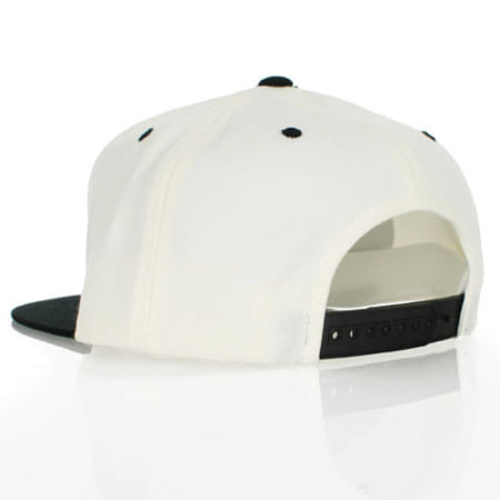 Y et W - Casquette Snapback Y et W Blanc Typo Noir ...