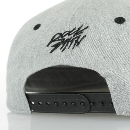 Rocksmith - Casquette Snapback Rocksmith Ninjas Gris Visière Noir ...