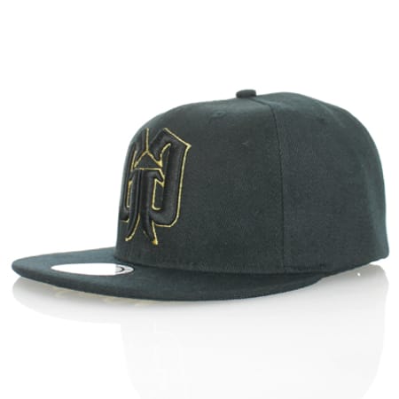 Swagg - Casquette Snapback Swagg GG Noir Brodé Noir Or ...
