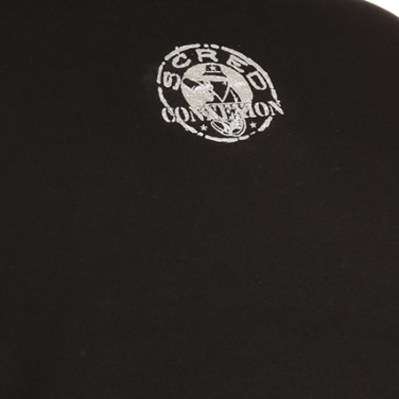 Scred Connexion - Tee Shirt 01375 Noir Argenté - LaBoutiqueOfficielle.com