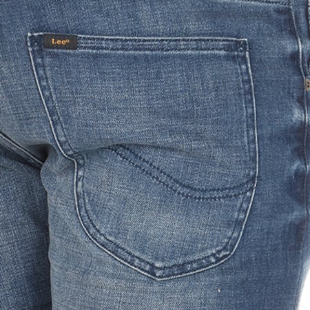 Lee - Jean Slim Luke Ocean Worn Bleu Denim - LaBoutiqueOfficielle.com
