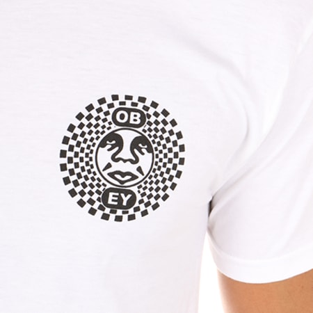 Obey - Tee Shirt Dance Party Blanc - LaBoutiqueOfficielle.com