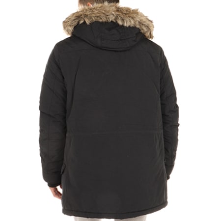 Jack And Jones - Parka Fourrure Arctic Noos Noir - LaBoutiqueOfficielle.com