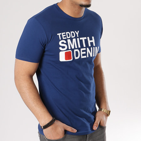 Teddy Smith - Tee Shirt Novo Bleu Marine - LaBoutiqueOfficielle.com