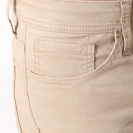 Jack And Jones - Jean Slim Tim Original Beige - LaBoutiqueOfficielle.com