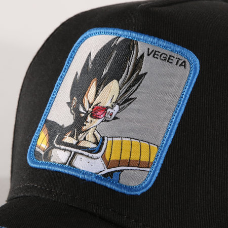 Capslab - Casquette Vegeta Noir Bleu Clair - LaBoutiqueOfficielle.com