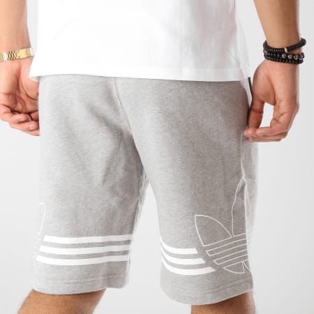 Adidas Originals - Short Jogging Outline DU8136 Gris Chiné ...