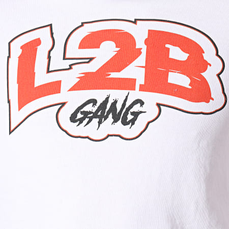 L2B Gang - Sweat Capuche Logo Blanc Rouge - LaBoutiqueOfficielle.com