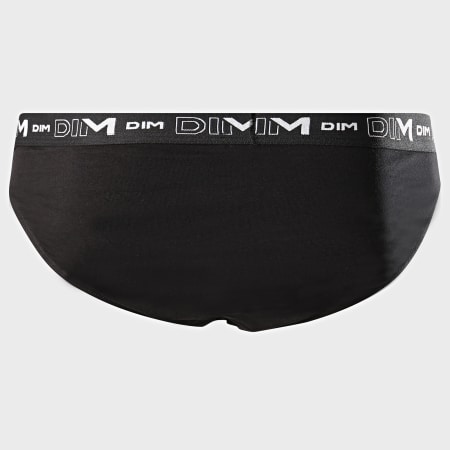 Dim - Lot De 3 Slips Coton Stretch D6595 Noir - LaBoutiqueOfficielle.com