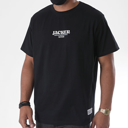 Jacker - Tee Shirt No Vacations Noir - LaBoutiqueOfficielle.com
