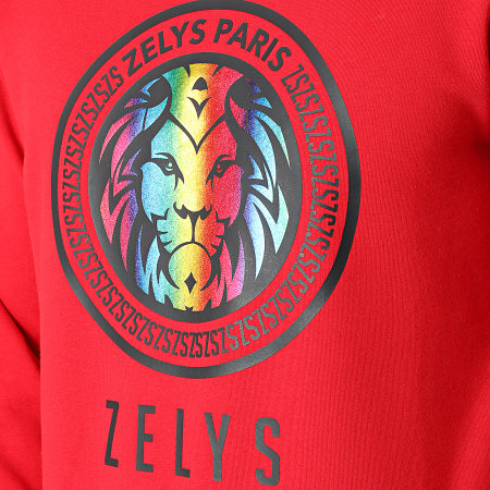 Zelys Paris - Sweat Crewneck Willy Rouge - LaBoutiqueOfficielle.com