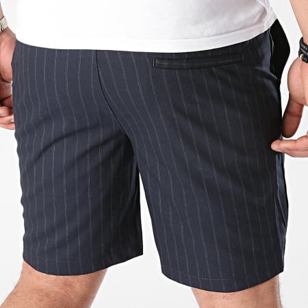Classic Series - Short A Rayures A19Y2283 Bleu Marine ...