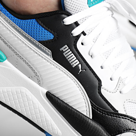 Puma - Baskets X-Ray 2 Square 373108 Black White Gray V Blue - Ryses