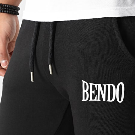Bendo - Pantalon Jogging Logo Noir Blanc - LaBoutiqueOfficielle.com