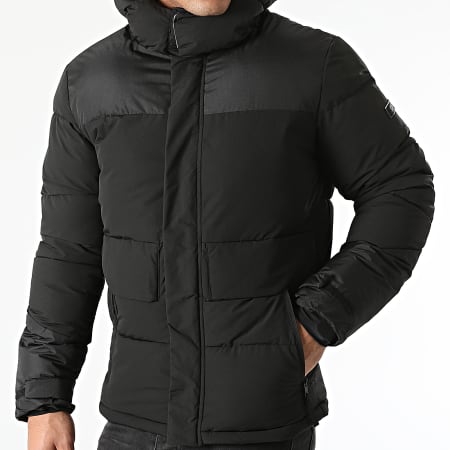 Jack And Jones - Doudoune Capuche Pace Noir - LaBoutiqueOfficielle.com