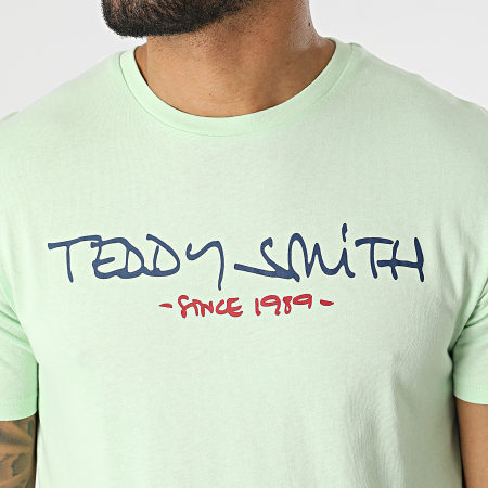 Teddy Smith - Tee Shirt Ticlass Basic 11014744D Vert ...