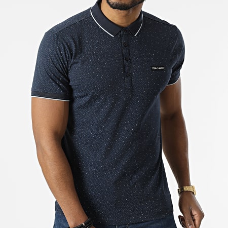 Teddy Smith - Polo Manches Courtes Pasy 2 11315269D Bleu Marine ...