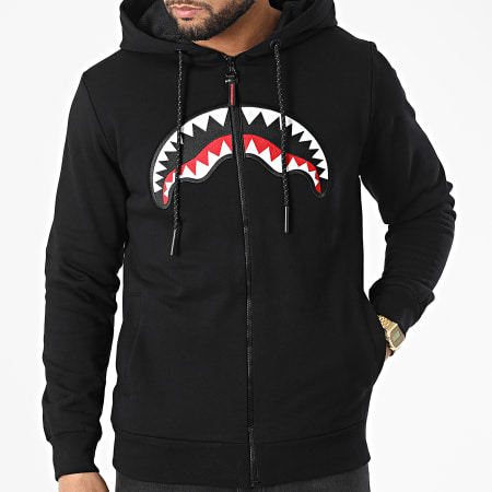Sprayground - SP010 Zip Hoodie Negro - Ryses