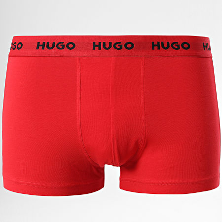 HUGO - Lot De 3 Boxers 50480170 Noir Rouge - LaBoutiqueOfficielle.com