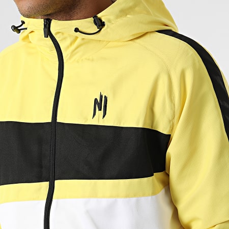 NI by Ninho - Ensemble De Survetement A Bandes Magnum Jaune Noir ...