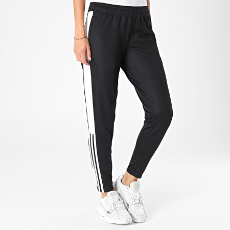 Adidas Sportswear - Pantalon Jogging Femme A Bandes H59988 Noir ...