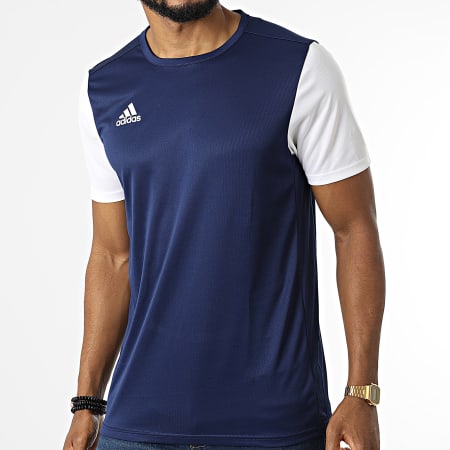 Adidas Sportswear - Tee Shirt DP3232 Bleu Marine Blanc ...