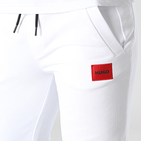 HUGO - Pantalon Jogging 50447963 Blanc - LaBoutiqueOfficielle.com