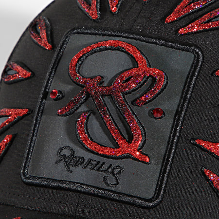 Redfills - Casquette Drop Noir Rouge Réfléchissant ...