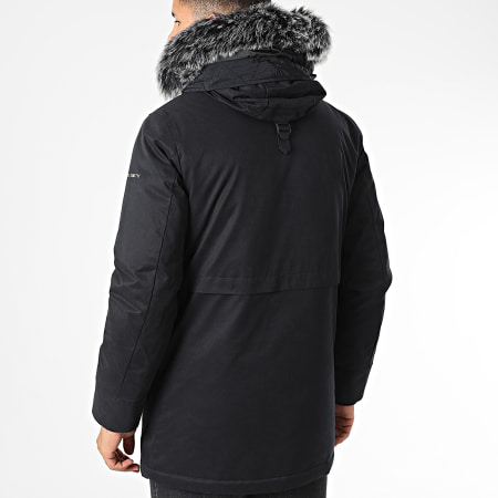Teddy Smith - Parka con capucha Herman Black Furry - Ryses