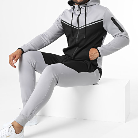Zayne Paris - Ensemble Sweat Zippé Capuche Et Pantalon Jogging E-314 ...
