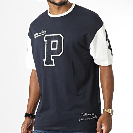 Project X Paris - Tee Shirt Oversize Large 2210207 Bleu Marine ...