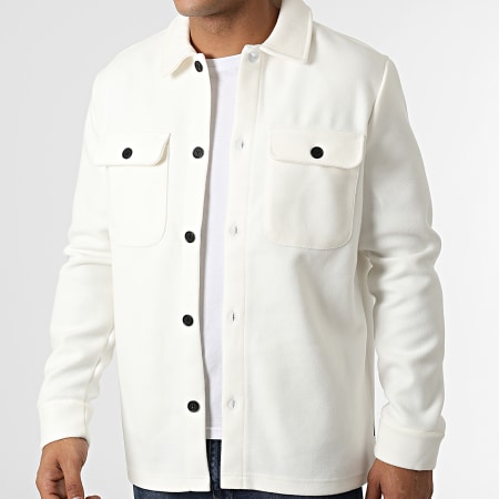 Only And Sons - Surchemise Kodyl Beige Clair - LaBoutiqueOfficielle.com