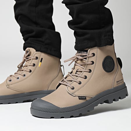 Palladium - Boots Pampa Hi Supply Leather 77963 Dune ...