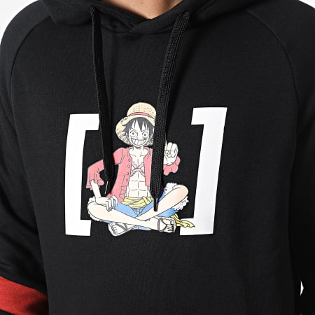 Capslab - Sweat Capuche Luffy CL-0P1-1-SW-LUF2 Noir ...