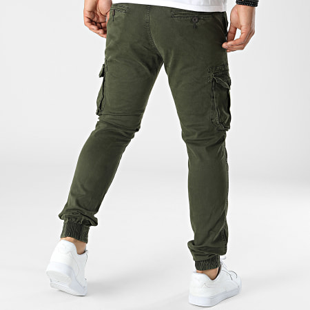 Classic Series - 7685 Pantalones Cargo Caqui Verde - Ryses