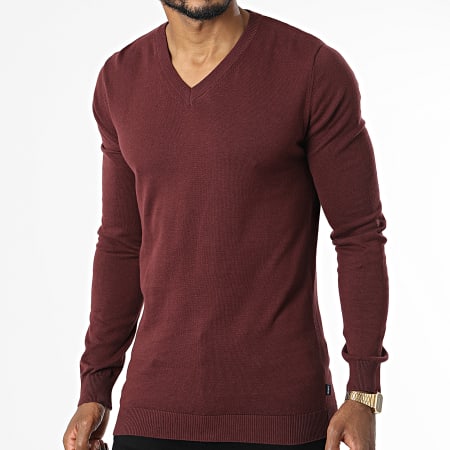 Tiffosi - Pull Boston 10041566 Bordeaux - LaBoutiqueOfficielle.com