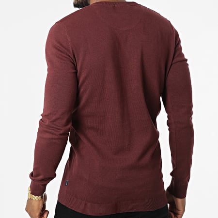 Tiffosi - Pull Boston 10041566 Bordeaux - LaBoutiqueOfficielle.com