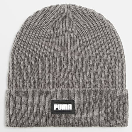 Puma - Bonnet Ribbed Classic Gris Chiné - LaBoutiqueOfficielle.com