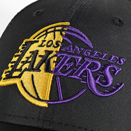 New Era - Casquette 9Forty Half Monogram Los Angeles Lakers Noir ...