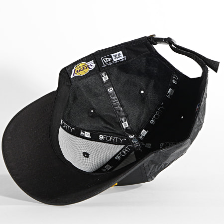New Era - Casquette 9Forty Half Monogram Los Angeles Lakers Noir ...
