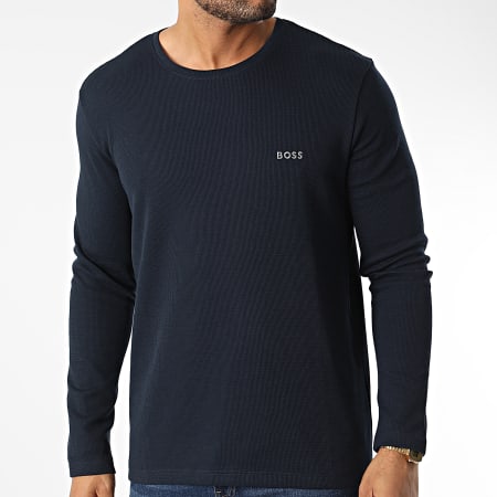 BOSS - Pull 50479387 Bleu Marine - LaBoutiqueOfficielle.com