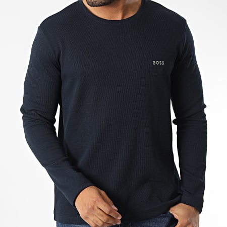 BOSS - Pull 50479387 Bleu Marine - LaBoutiqueOfficielle.com