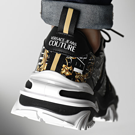 Versace Jeans Couture - Baskets Fondo New Trail 73YA3SI2 White Black ...