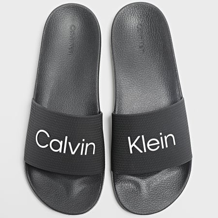 Calvin Klein - Claquettes Pool Slide 1000 Ck Black ...