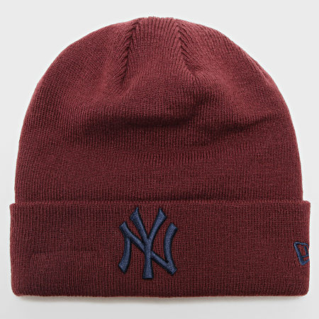 New Era - Bonnet League Essential New York Yankees Bordeaux ...