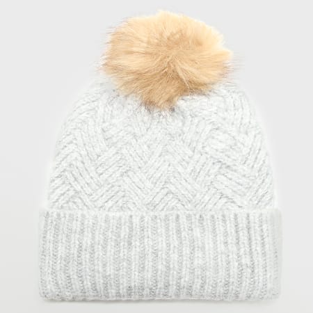 Only - Bonnet Femme Kate Gris Chiné - LaBoutiqueOfficielle.com