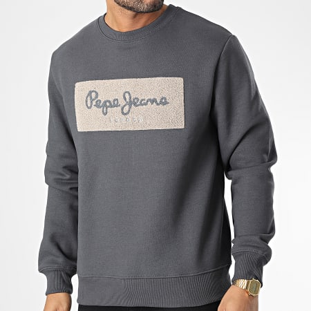 Pepe Jeans - Sweat Crewneck Sean PM582316 Gris Anthracite ...