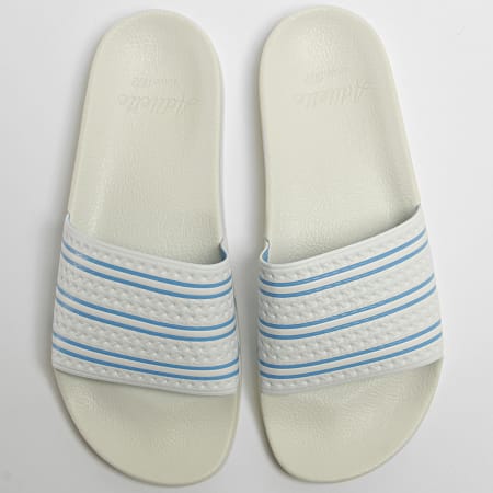 Adidas Originals - Claquettes Adilette GX9894 Light Blue Off White ...