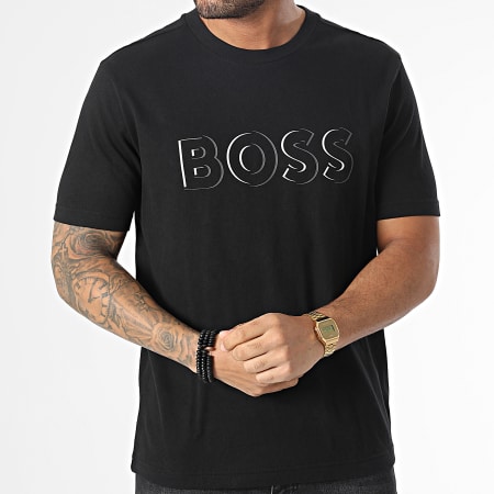 BOSS - Tee Shirt 5 50483768 Noir - LaBoutiqueOfficielle.com